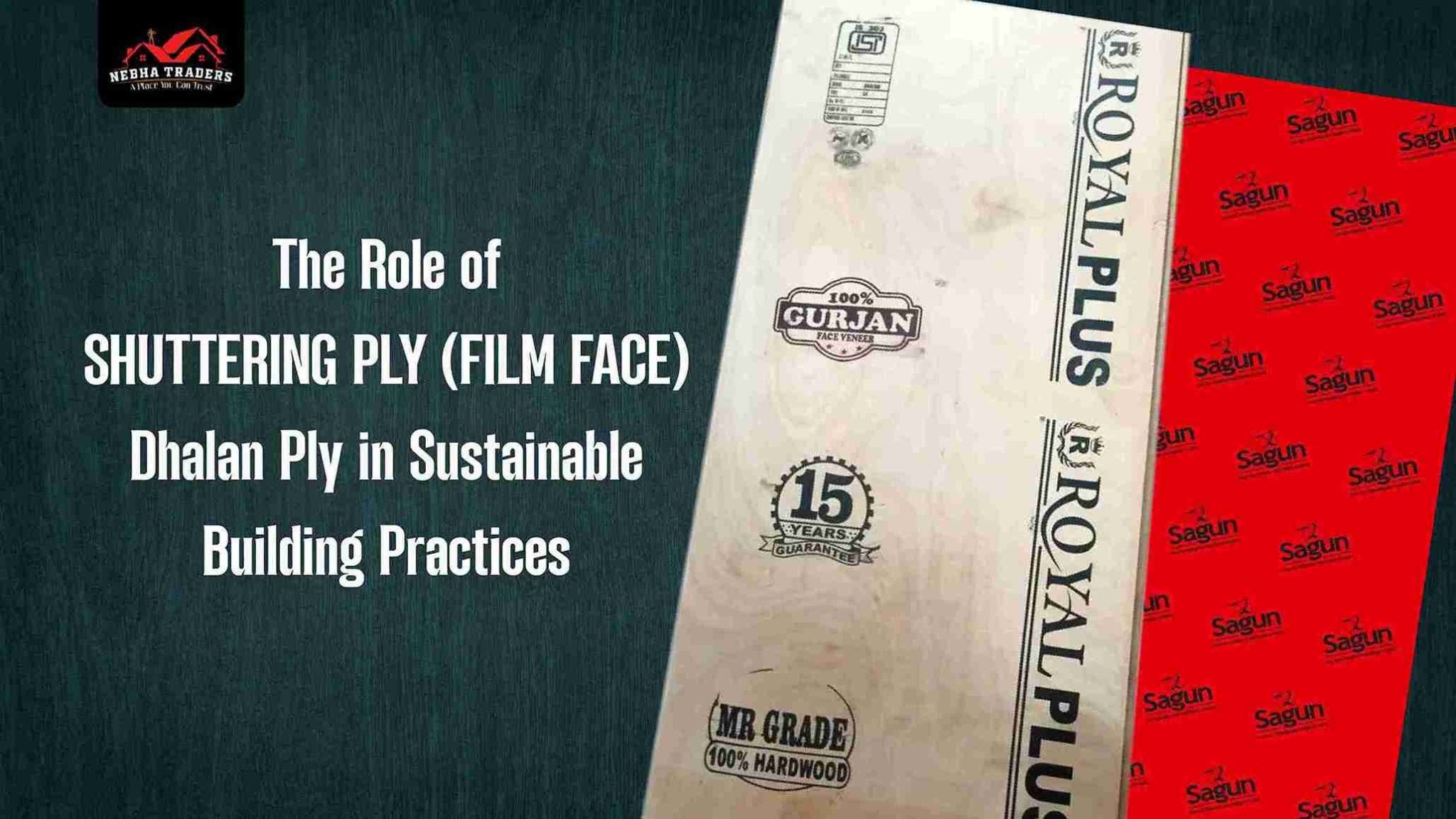 Shuttering Ply(Film Face) in Nepal. Dhalan Ply at Nebha Traders